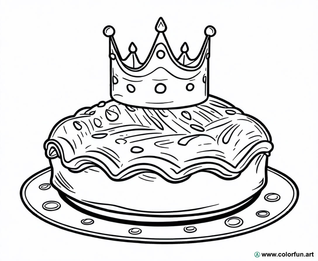 Desenhos para colorir da galette des rois Para Baixar ou Imprimir ...
