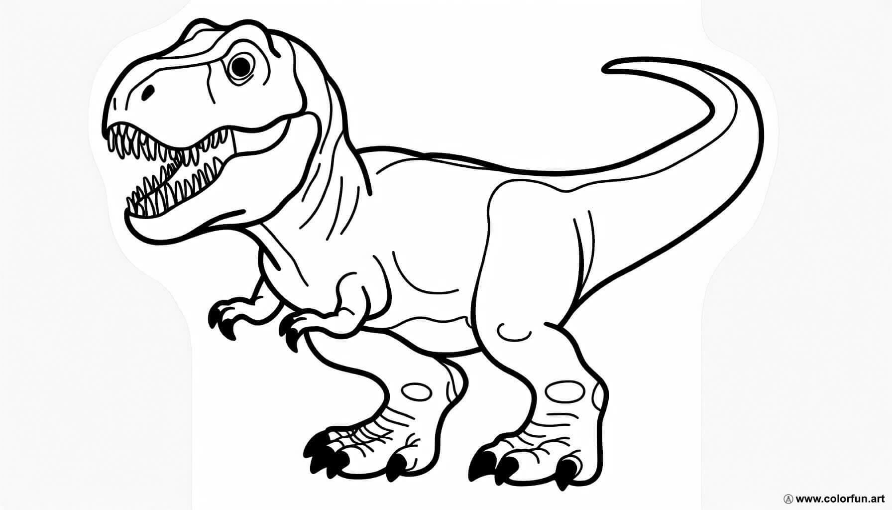 Desenhos para colorir do tiranossauro rex Para Baixar ou Imprimir ...